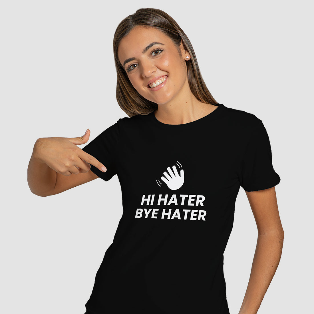 "Hi Hater, Bye Hater" T-Shirt – Custom Gifts
